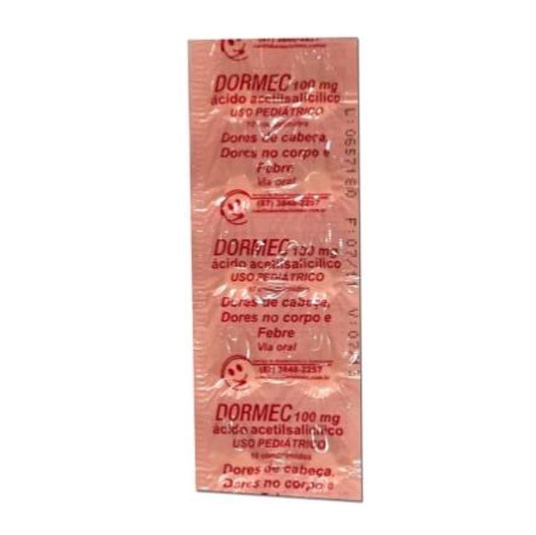 Dormec 100 mg - 10 Comprimidos - São Rafael Farmácias