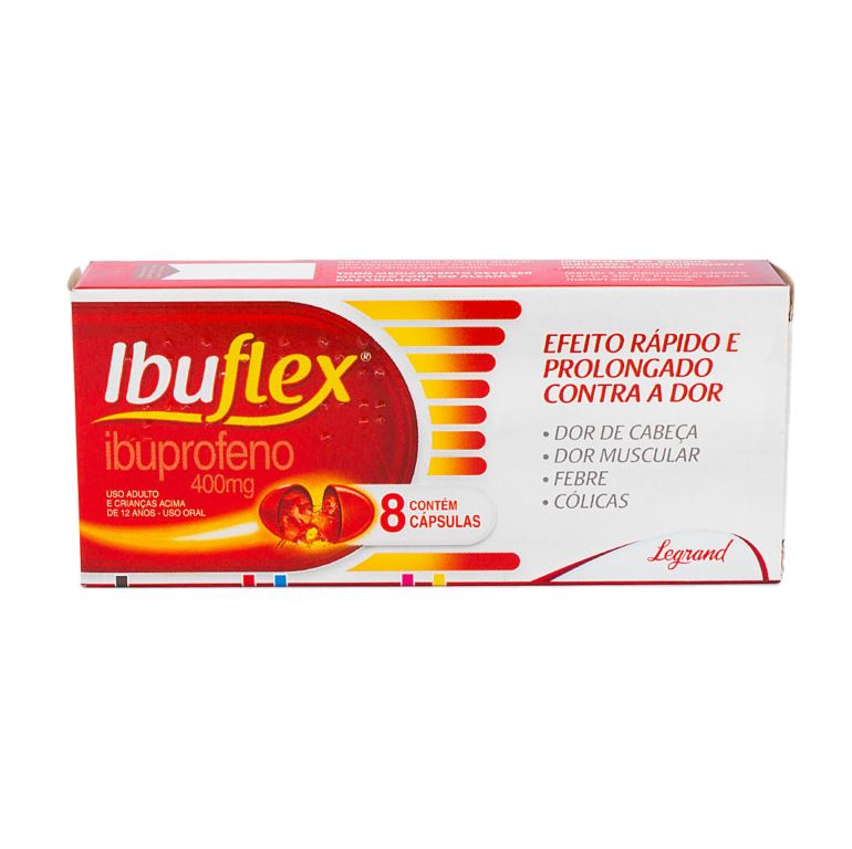 Ibuflex 8 Capsulas - São Rafael Farmácias