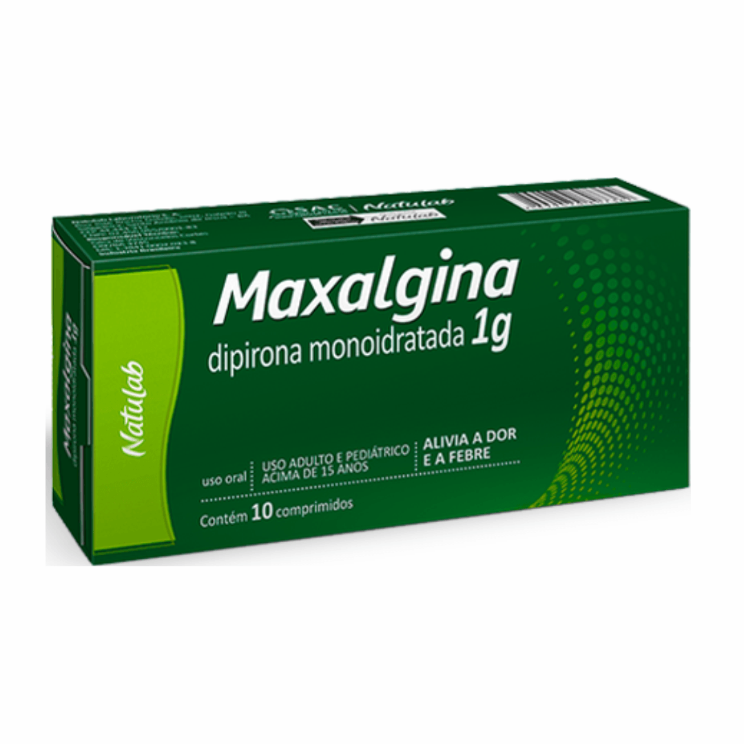 Maxalgina Natulab 1g 10 Comprimidos - São Rafael Farmácias