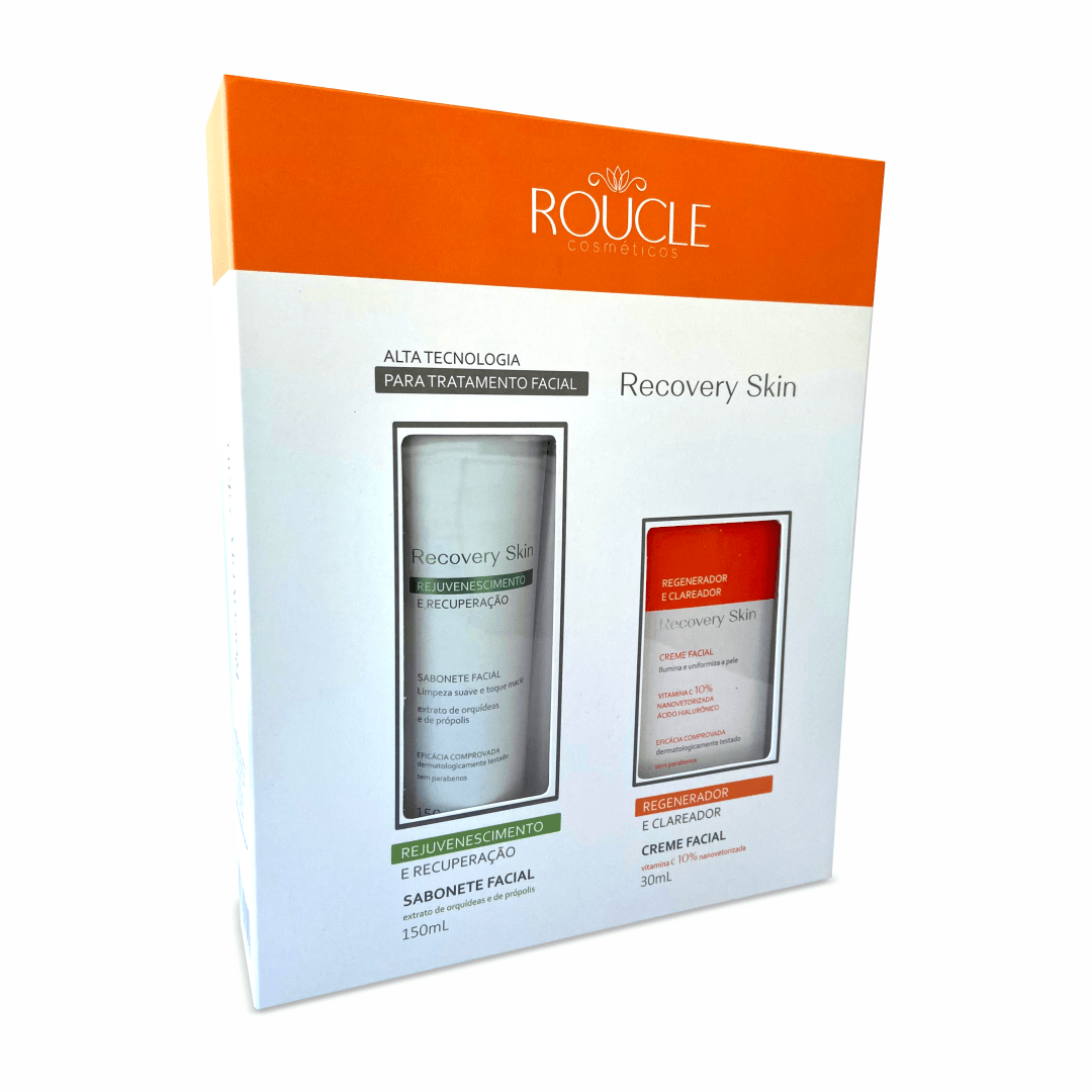 Kit Facial Recovery Skin Roucle Sab+Vit C - São Rafael Farmácias