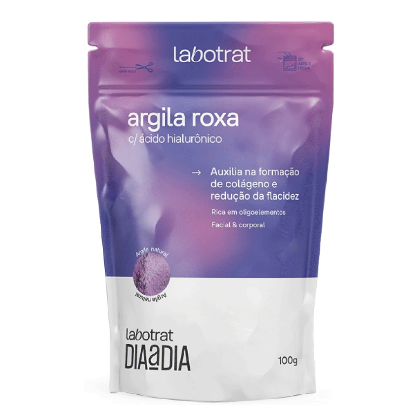 Argila Roxa + Ácido Hialurônico Labotrat 100g - São Rafael Farmácias