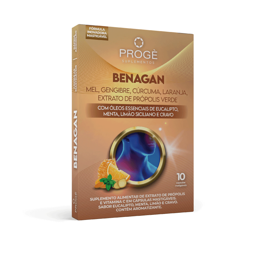 Benagan Progè 10 cápsulas mastigáveis - São Rafael Farmácias
